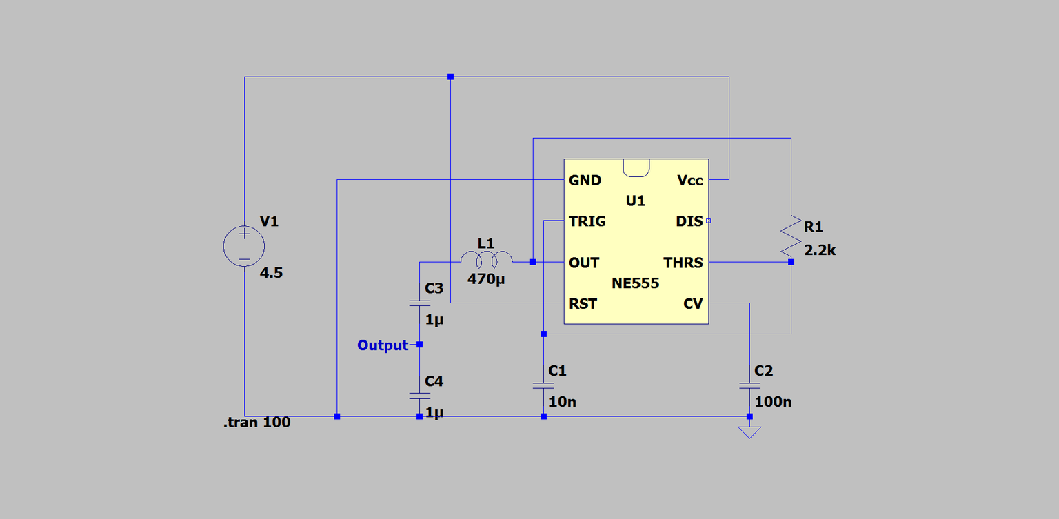 Sine Wave Generator Schematic